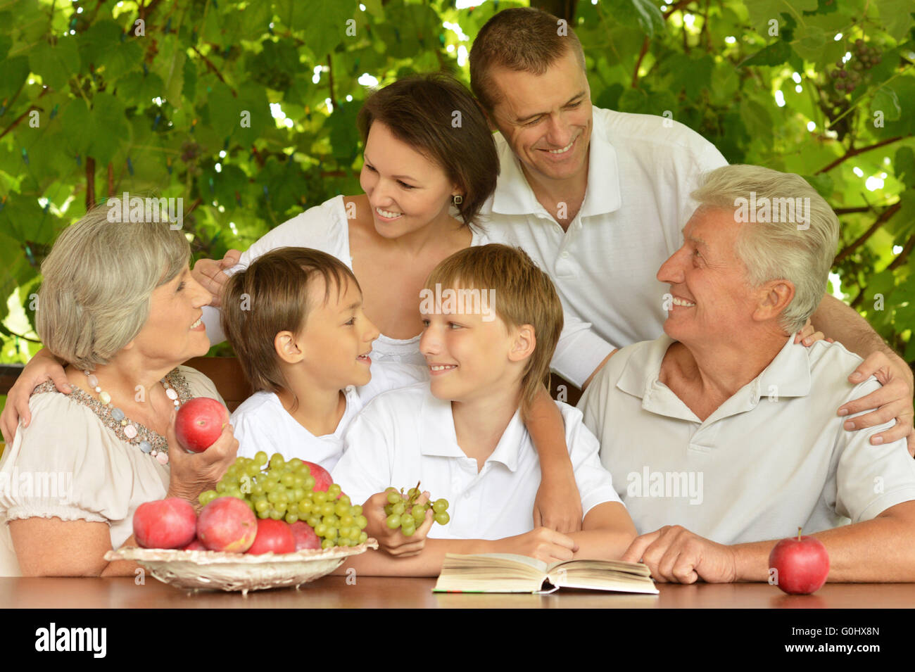 parents and children Stock Photo - Alamy