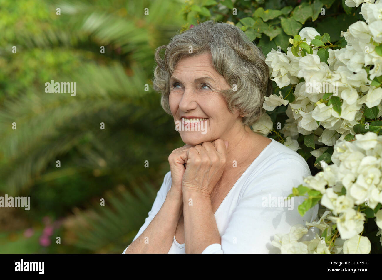 happy smiling woman Stock Photo - Alamy