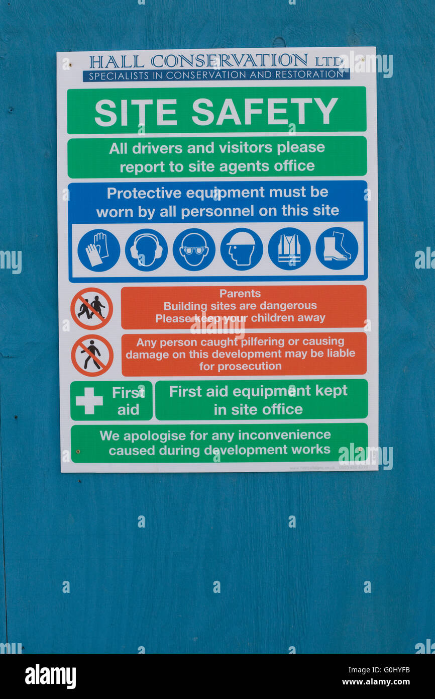 Health and safety signs hi-res stock photography and images - Alamy