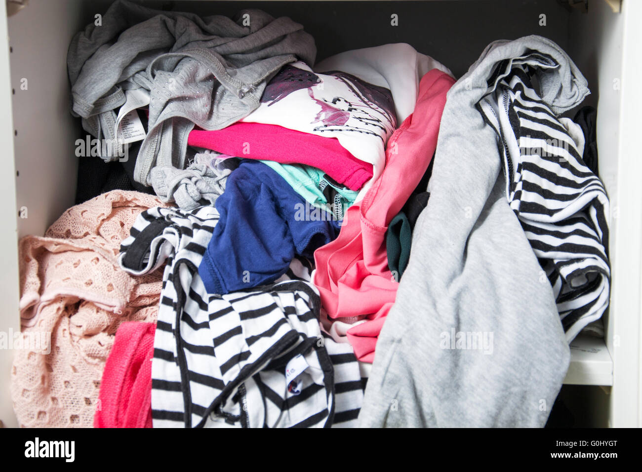 Woman clothes wardrobe ground hi-res stock photography and images - Alamy