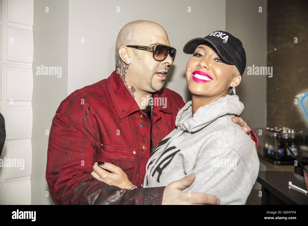 These are pics from Amber Rose's "Muva Moji" Emoji Launch last night at ...