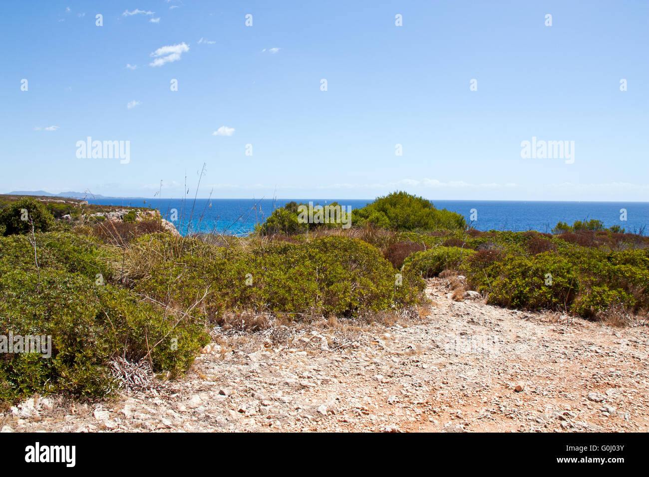 mediterranean sea landscape balearic island mallor Stock Photo - Alamy