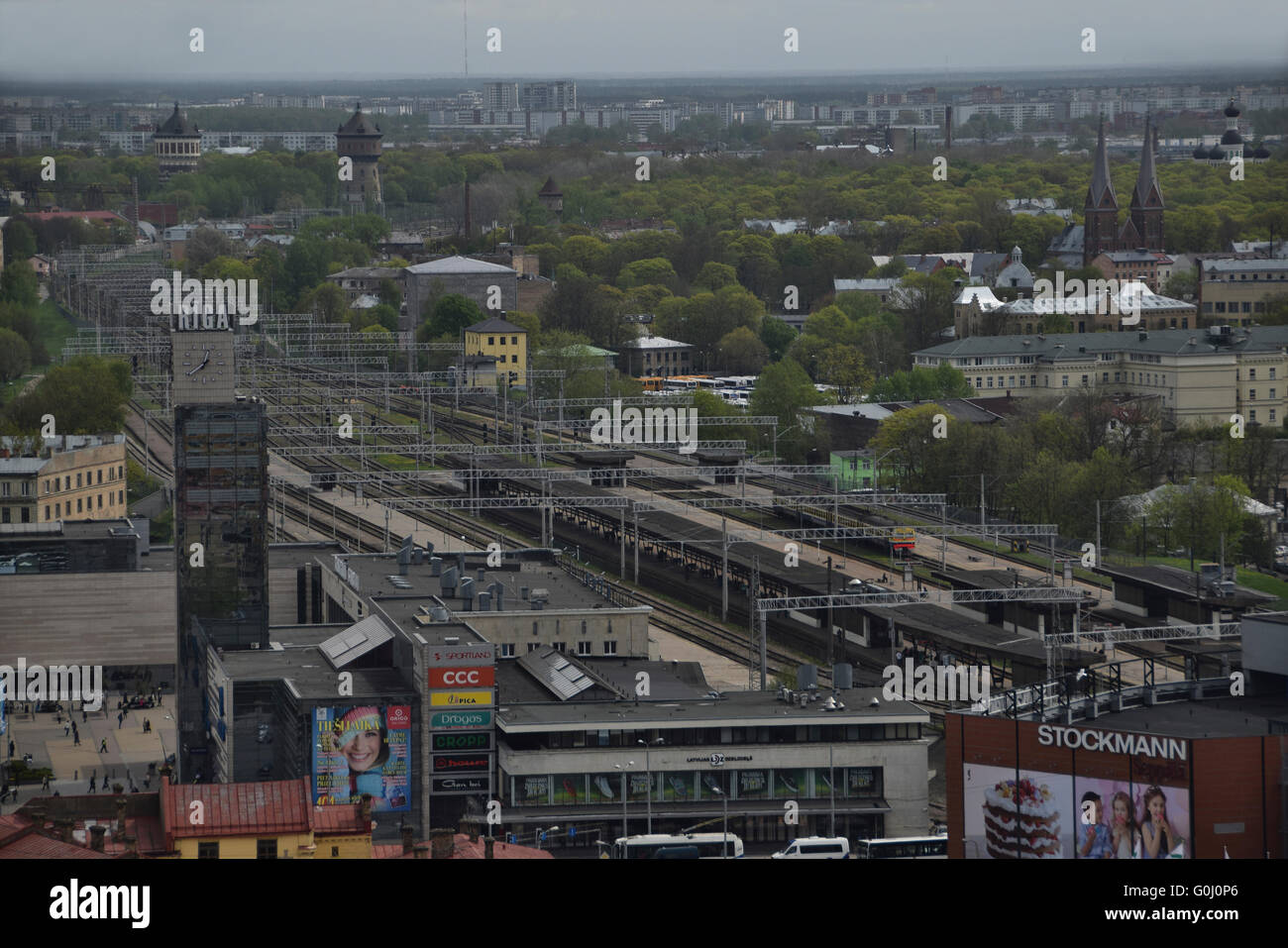 Riga station hi-res stock photography and images - Alamy