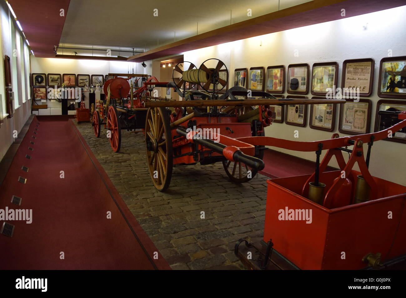 Riga, Latvia, April 2016. The Fire Fighting Museum Stock Photo - Alamy