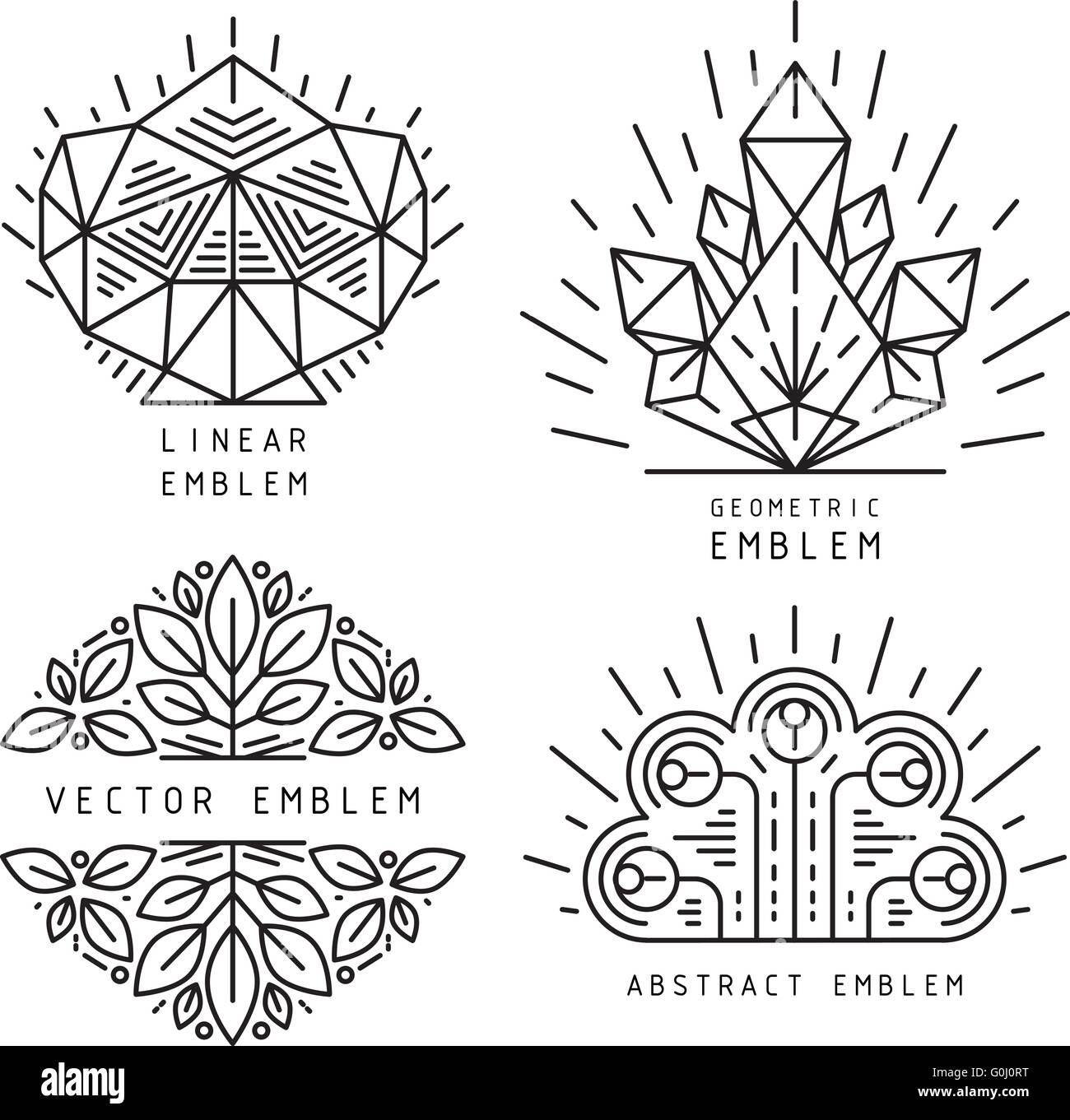 Linear triangle Cut Out Stock Images & Pictures - Alamy