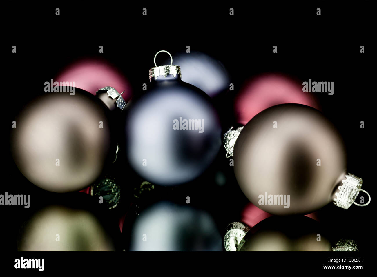 colorful christmas decoration traditional baubles Stock Photo - Alamy