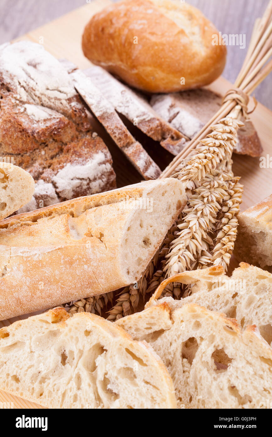 Mixed sliced bread hi-res stock photography and images - Alamy