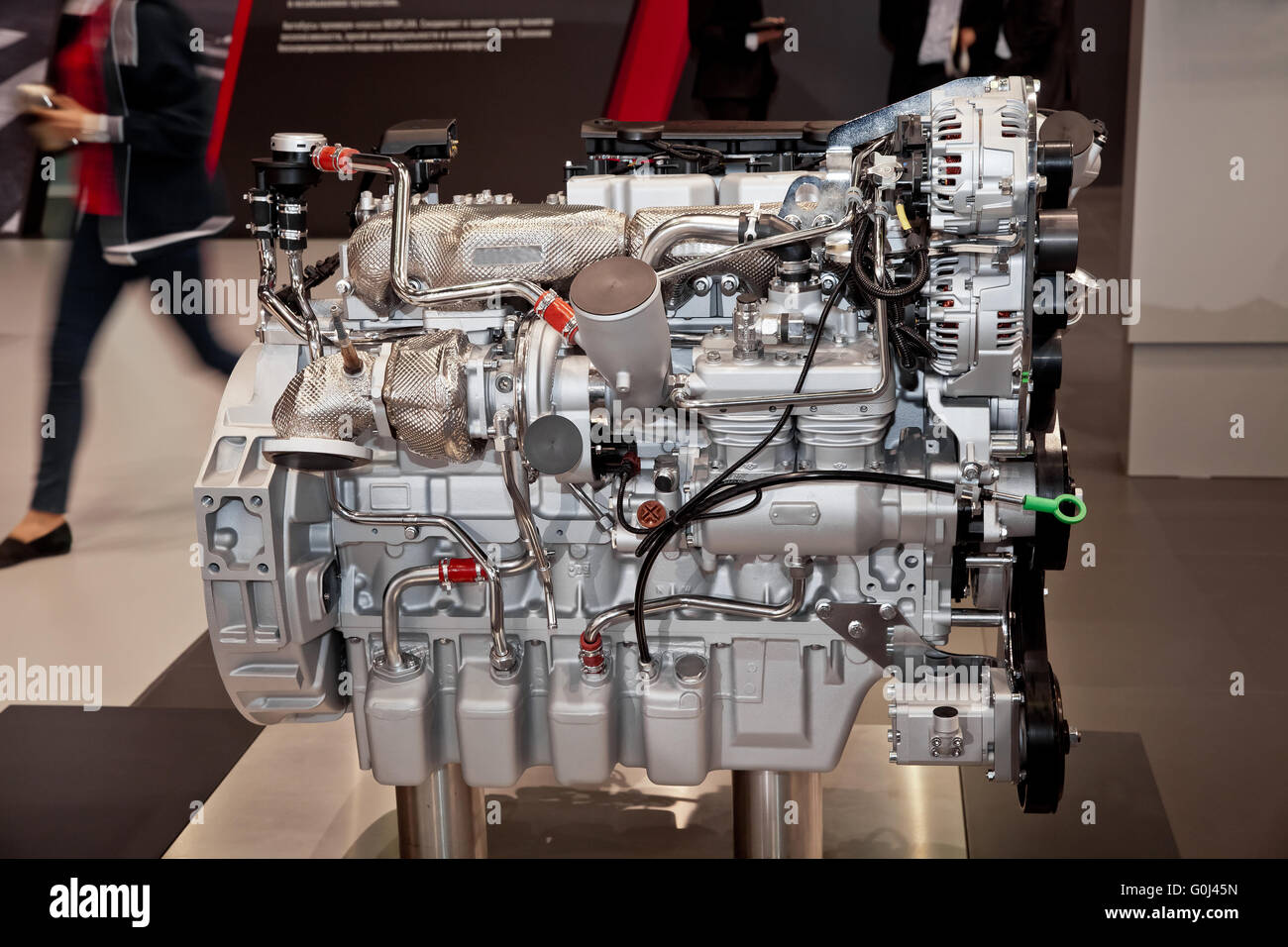 Car engine view Stock Photo - Alamy