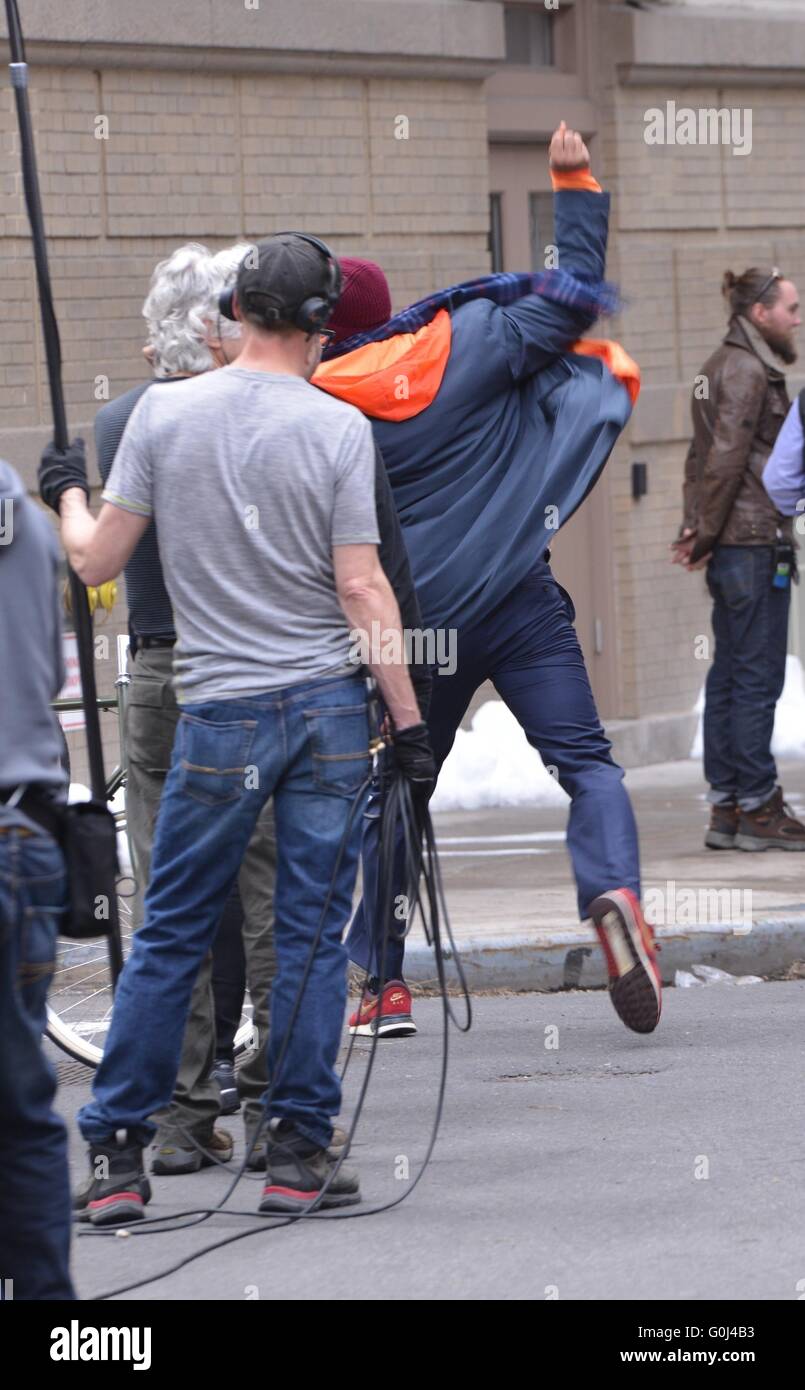 Will Smith on the film set of 'Collateral Beauty' Featuring: Will Smith ...