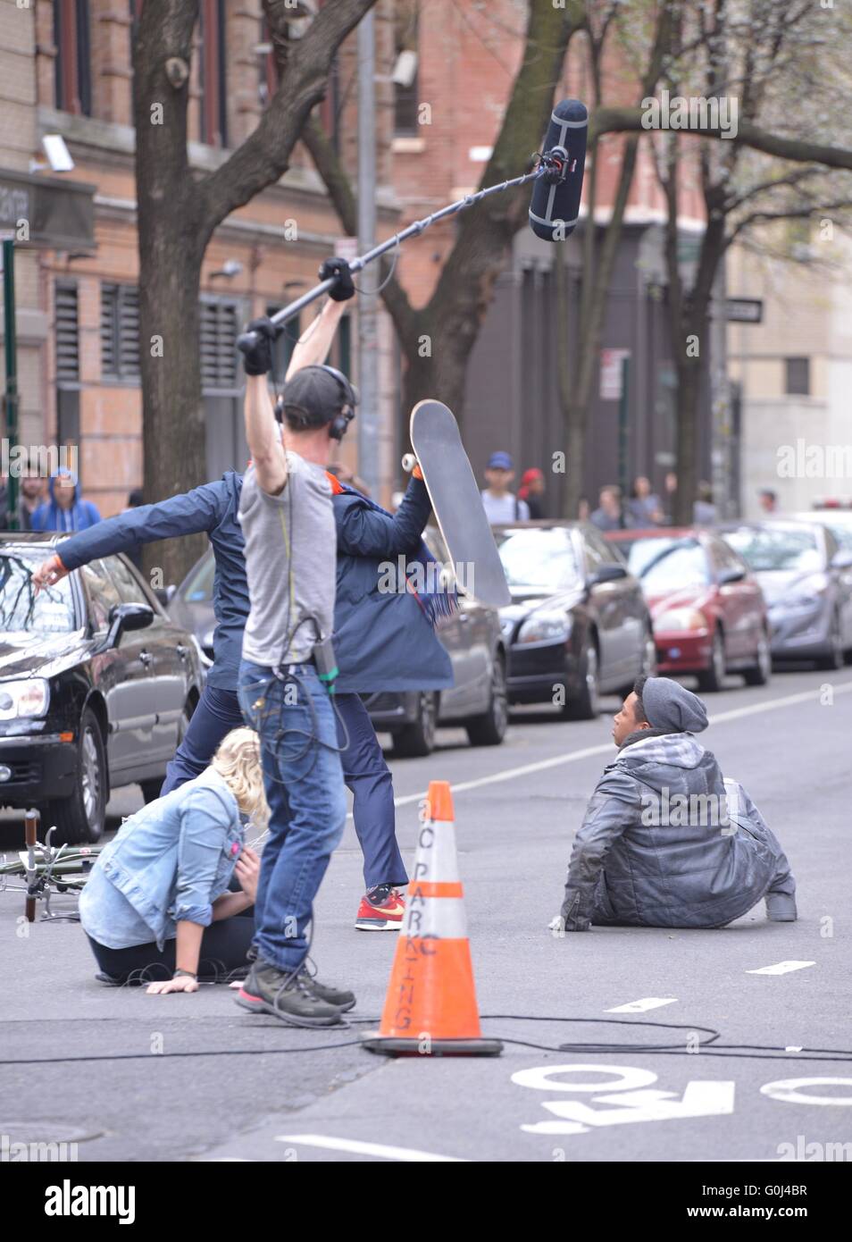Will Smith on the film set of 'Collateral Beauty' Featuring: Will Smith ...