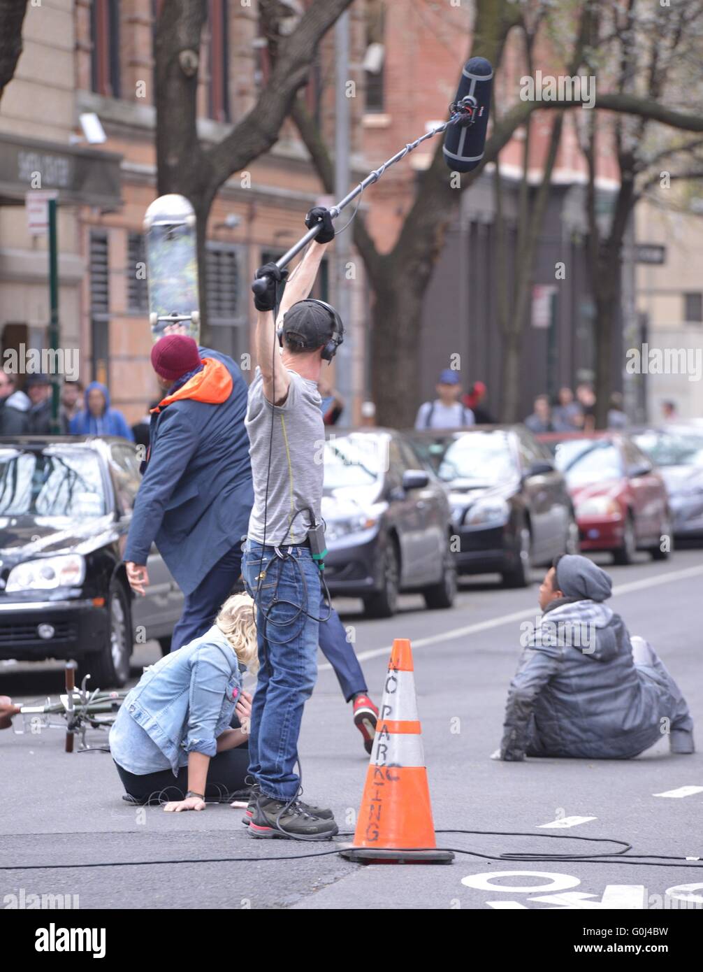 Will Smith on the film set of 'Collateral Beauty' Featuring: Will Smith ...