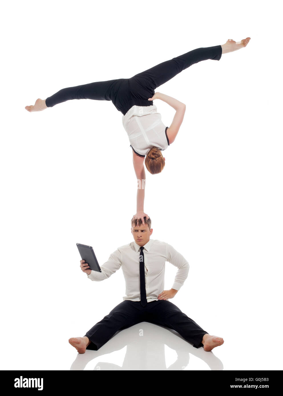 Multitasking girl hi-res stock photography and images - Alamy