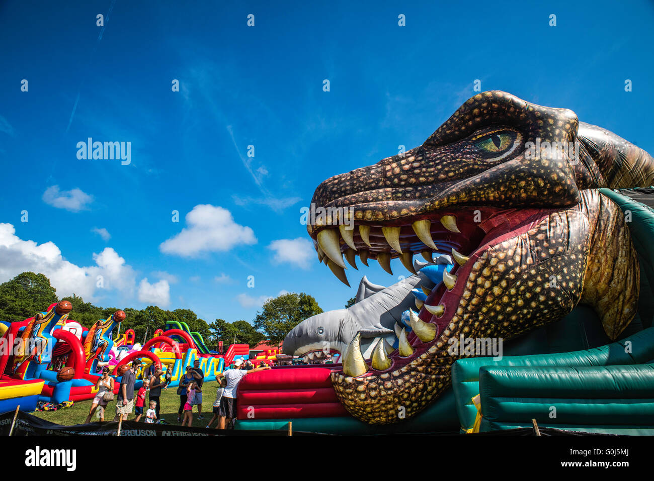 Cape Cod seafood scallop festival Stock Photo - Alamy