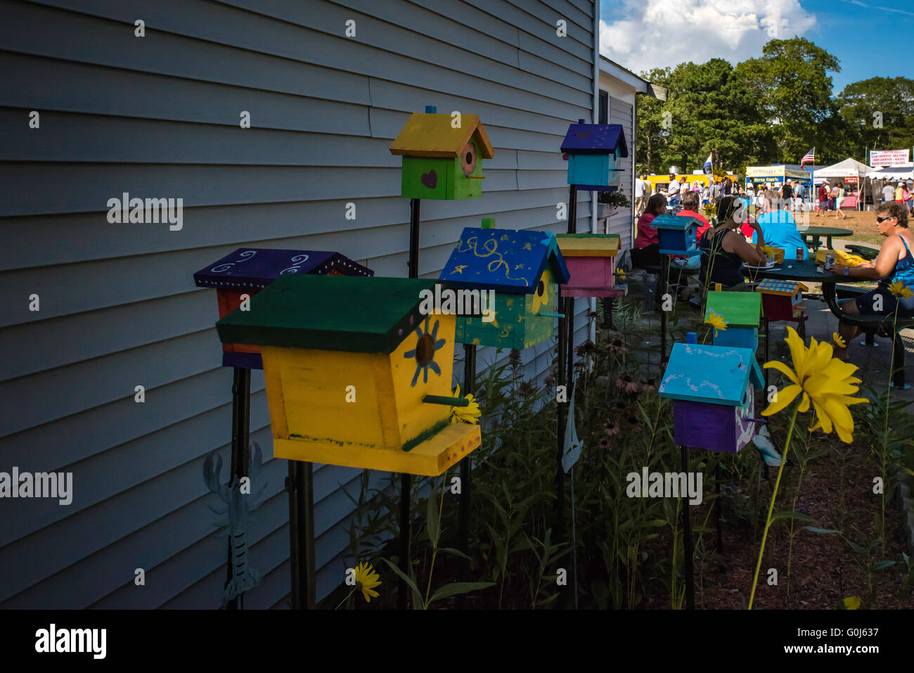 Cape Cod seafood scallop festival Stock Photo - Alamy