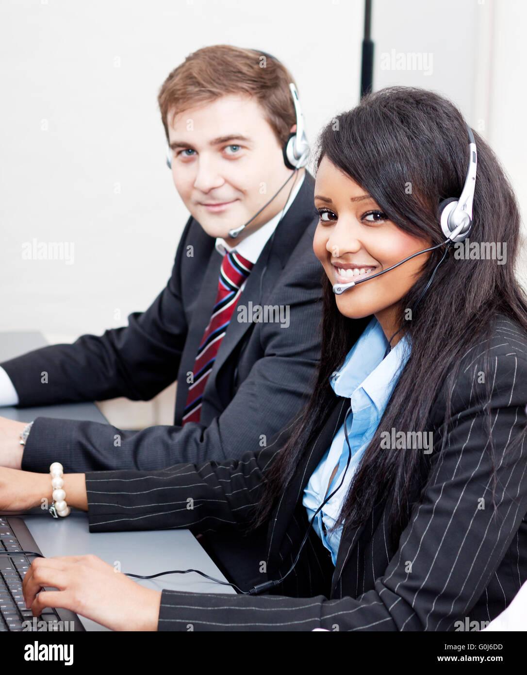 African receptionist hi-res stock photography and images - Alamy