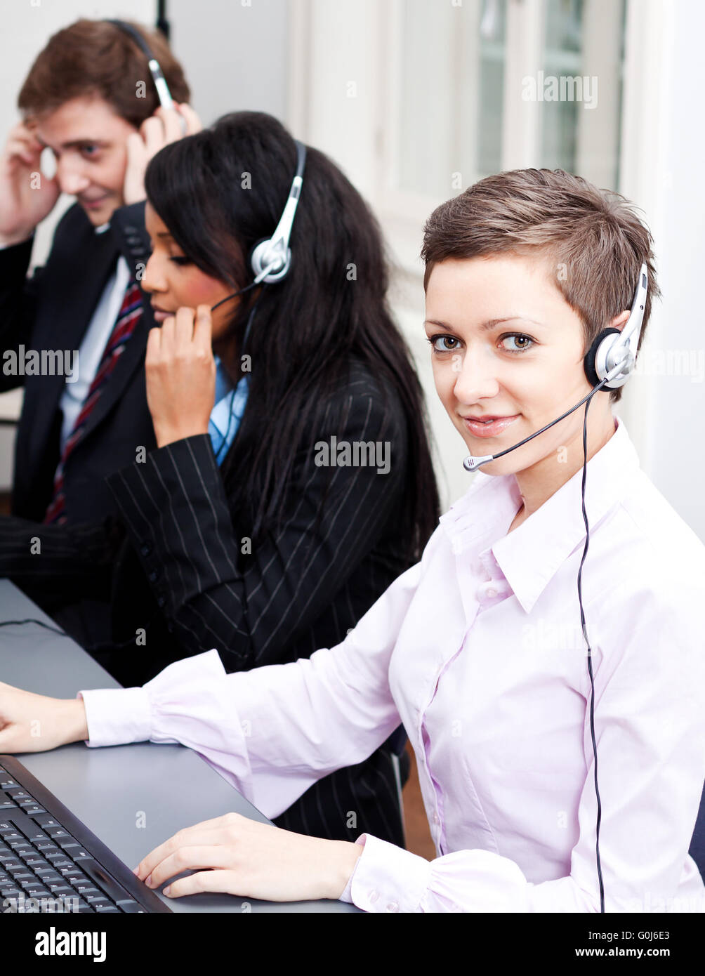 African customer support agent hi-res stock photography and images - Alamy