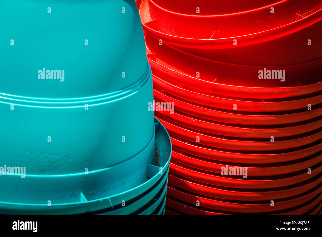 Plastic buckets and containers hi-res stock photography and images - Alamy