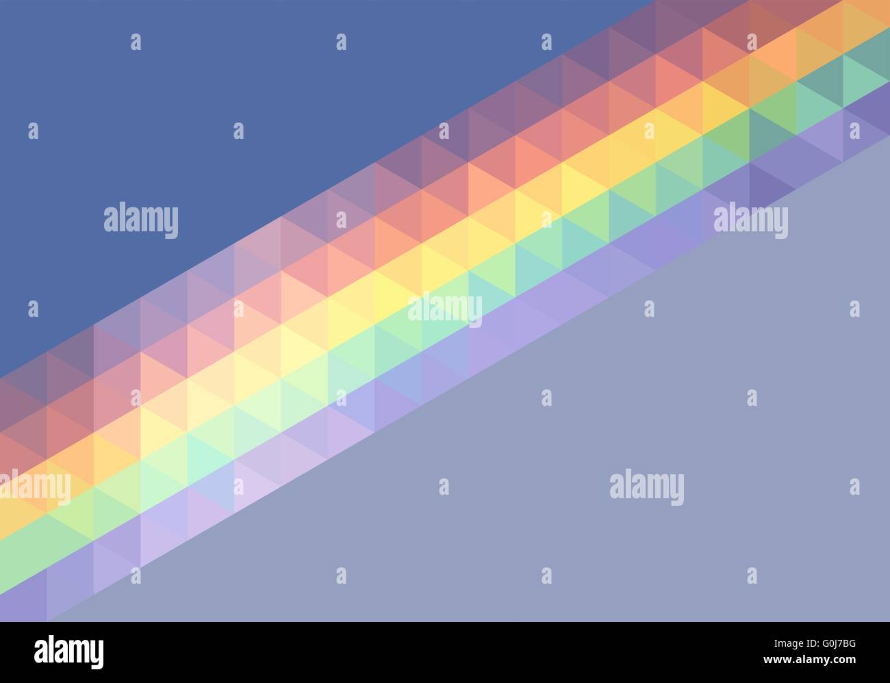 Background abstract polygon rainbow, vector Stock Vector Image & Art ...