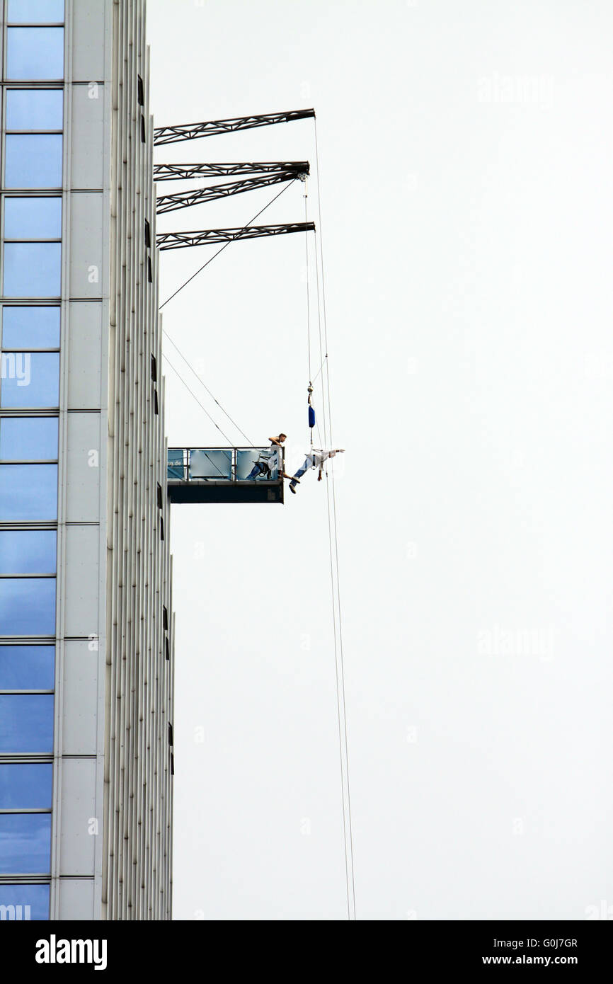 Base jumping building hi-res stock photography and images - Alamy