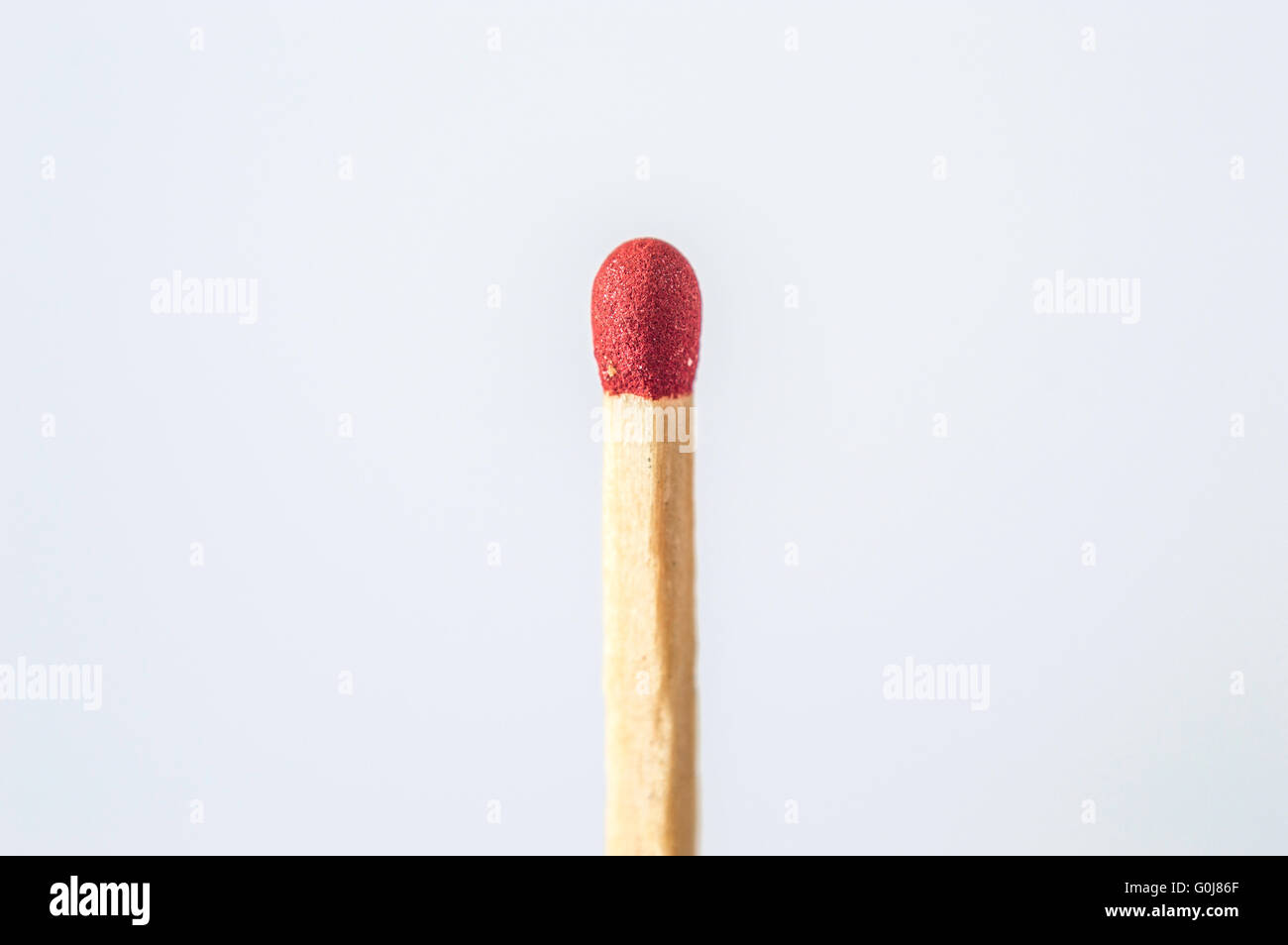Match close-up with white background Stock Photo - Alamy