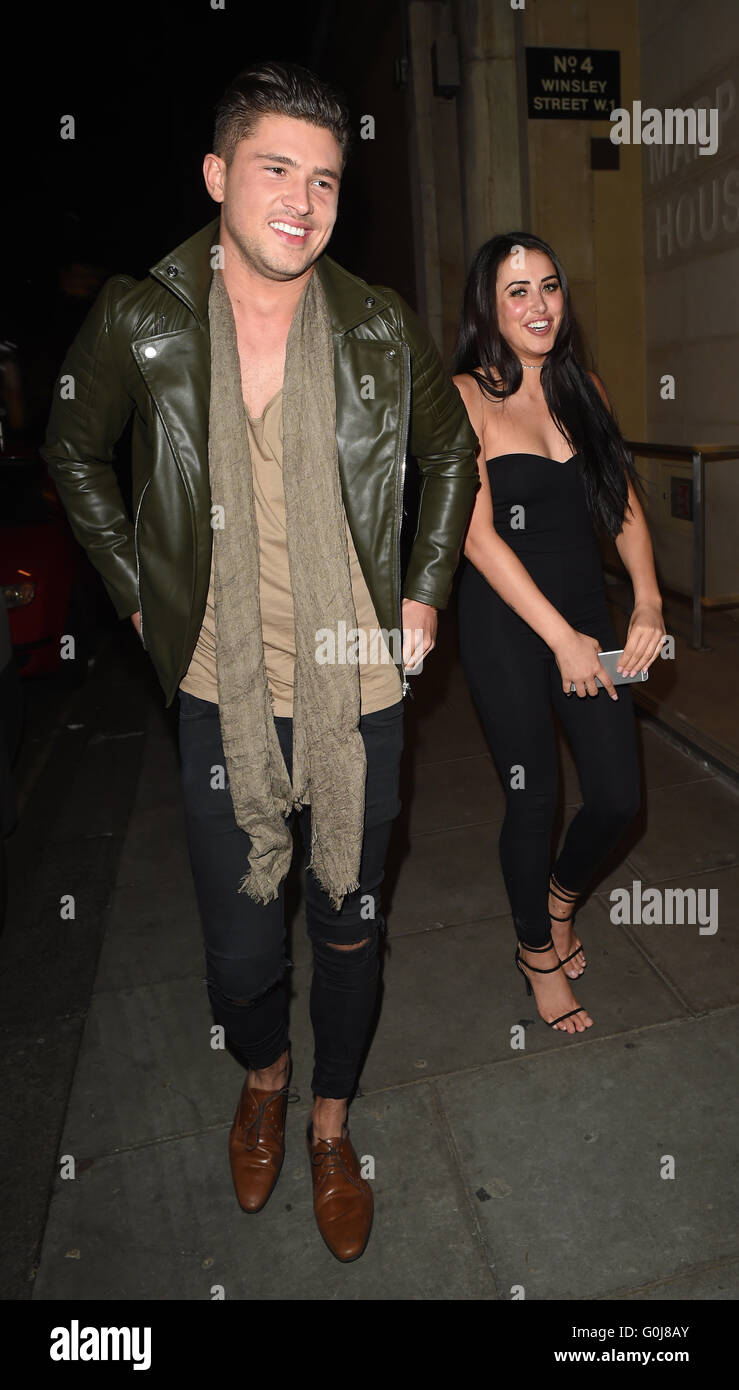 Celebrities arriving at In The Style Party in London at Libertine ...