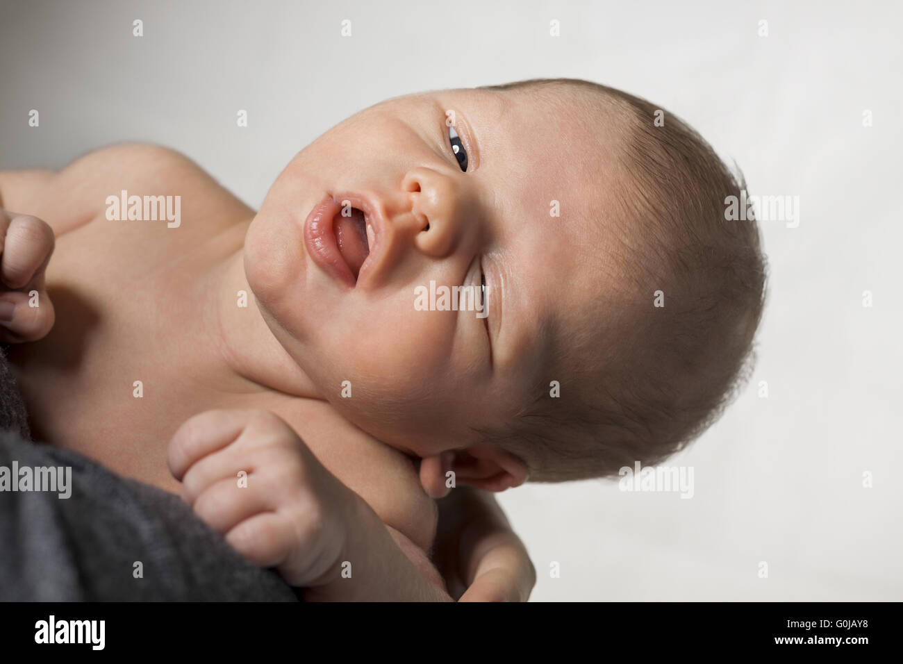 Close up Cute New Born Baby Stock Photo - Alamy