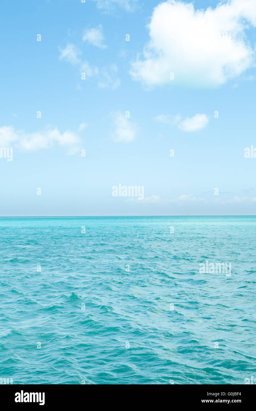 Tropical ocean view and beautiful sky Stock Photo - Alamy