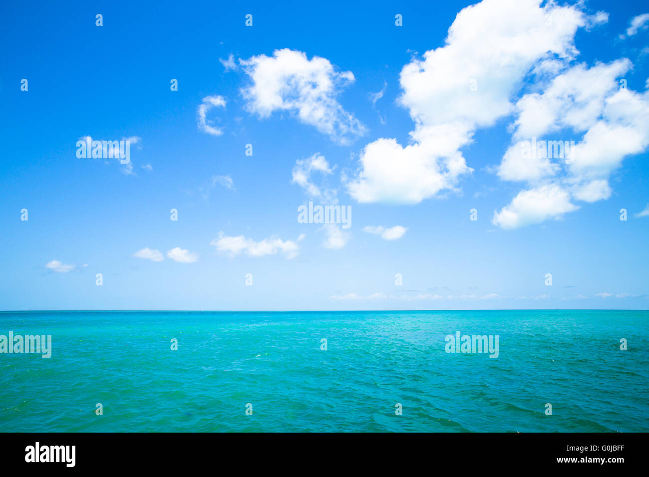 Tropical ocean view and beautiful sky Stock Photo - Alamy