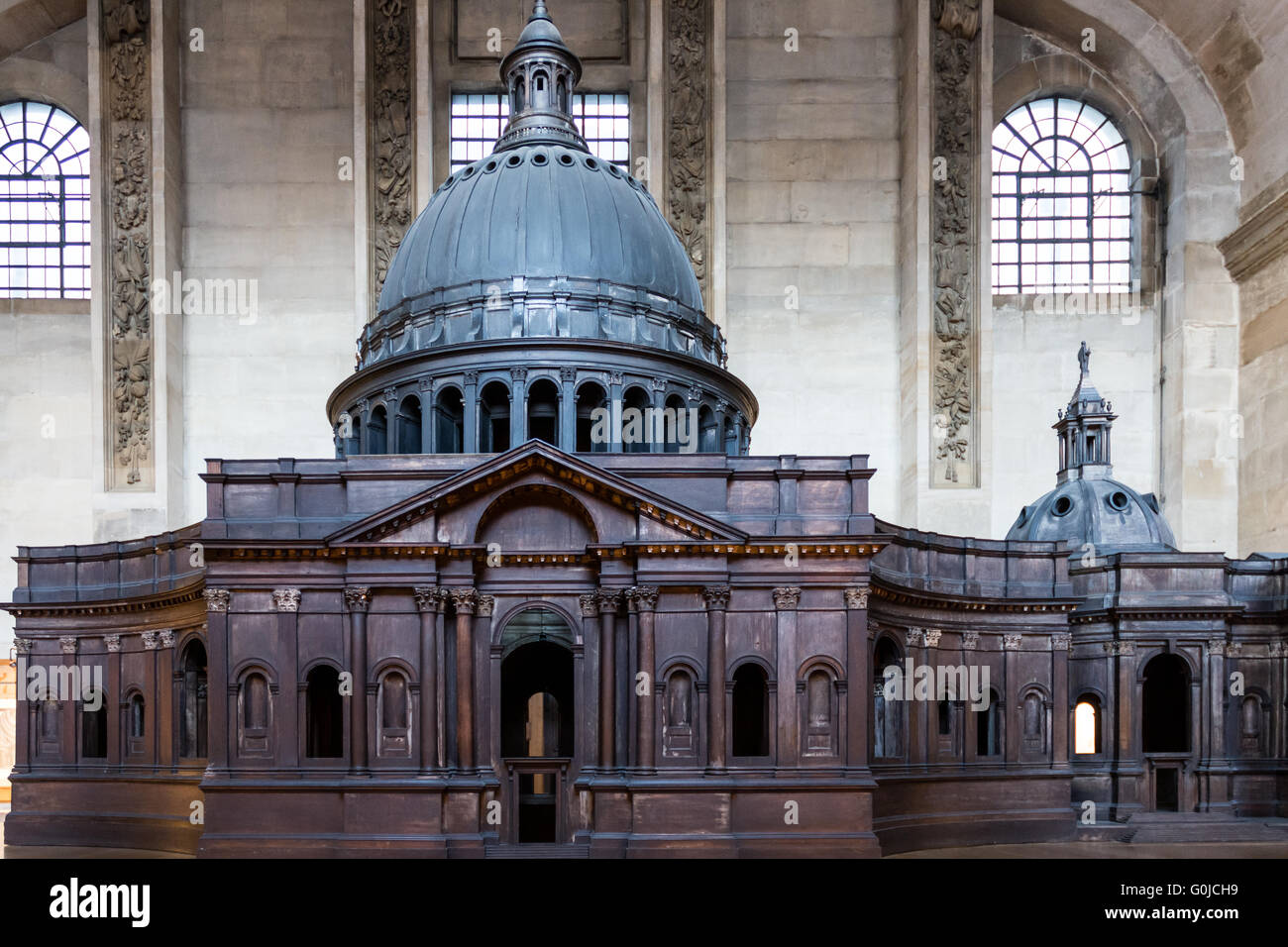 Great Model by Christopher Wren of St Paul's Cathedral. Historical ...
