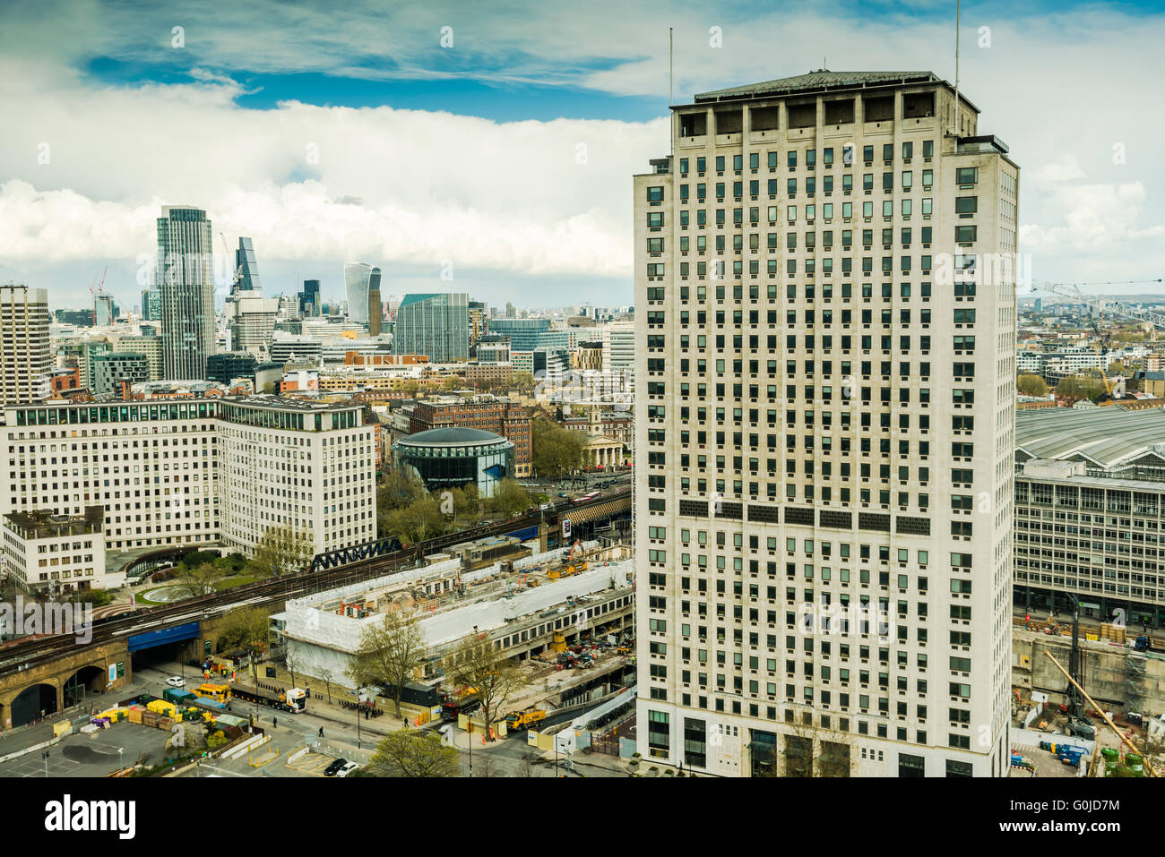 Aerial view of London, from drone or elevated view Stock Photo - Alamy