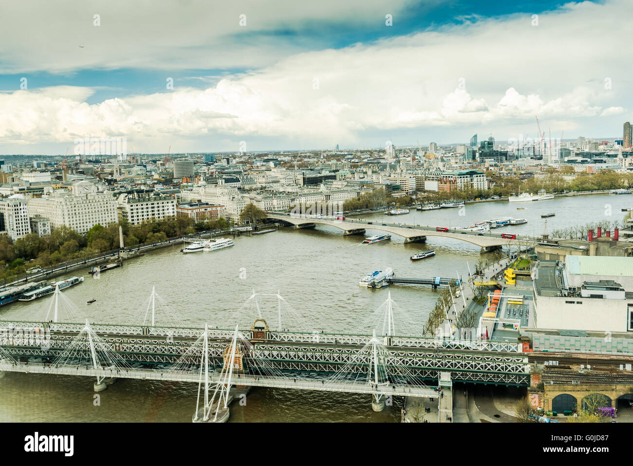 Aerial view of London, from drone or elevated view Stock Photo - Alamy