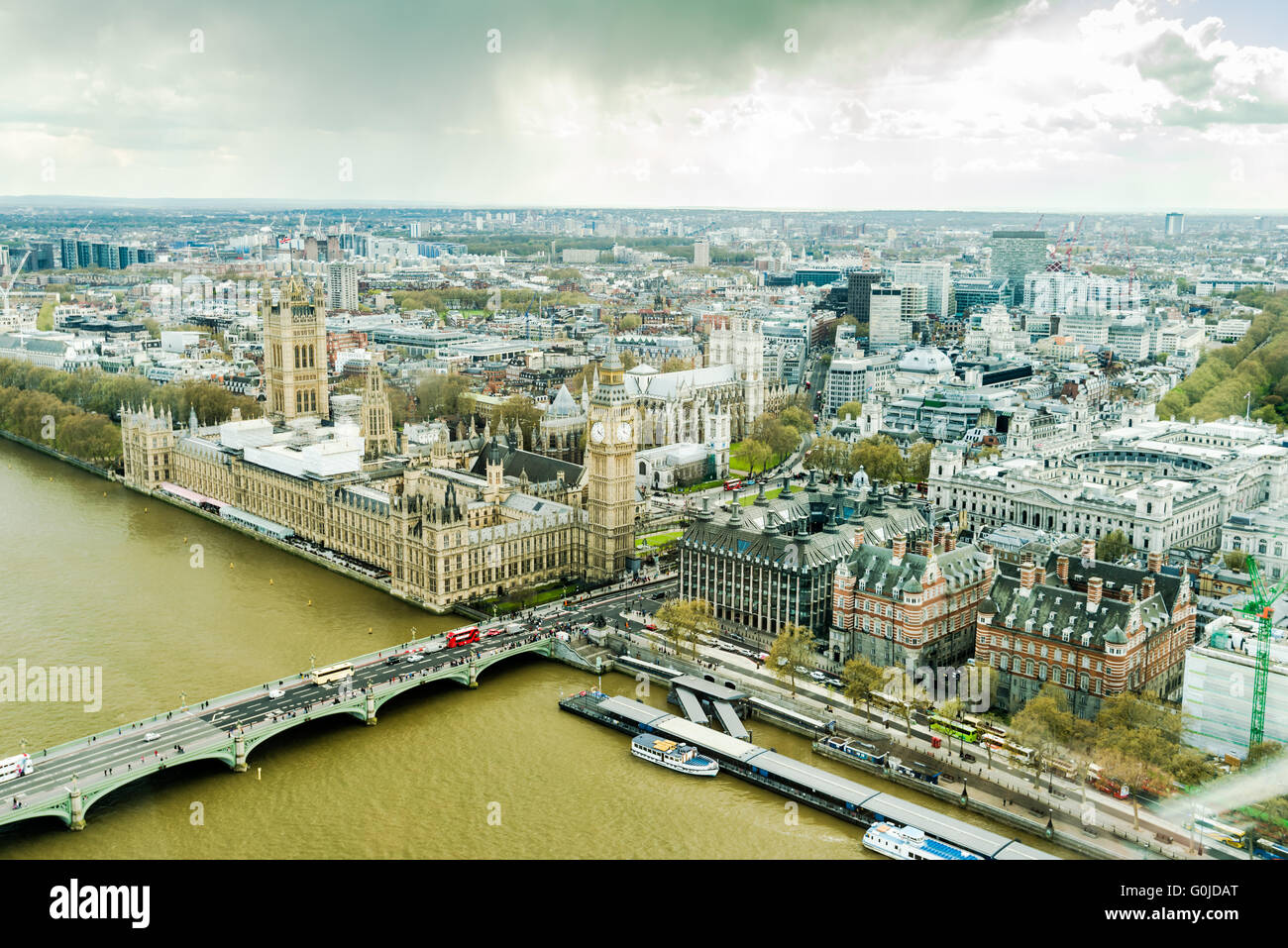 Aerial view of London, from drone or elevated view Stock Photo - Alamy