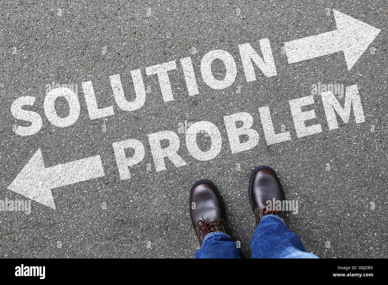 Finding solution for problem businessman business man concept success ...