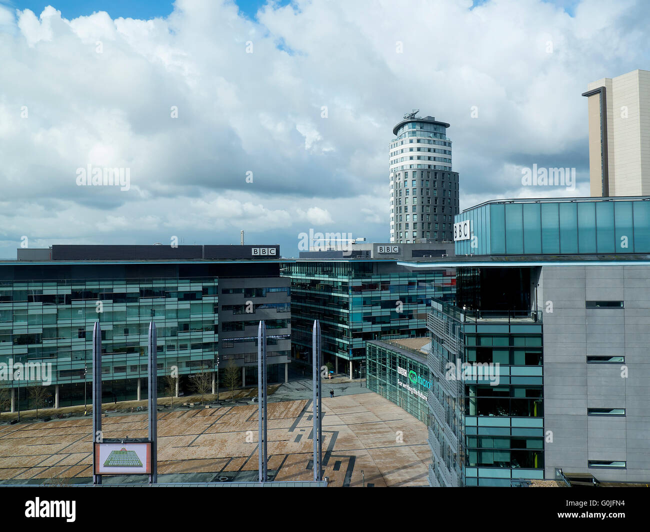 The Salford Quays was once Manchester's Docklands but now it hosts ...
