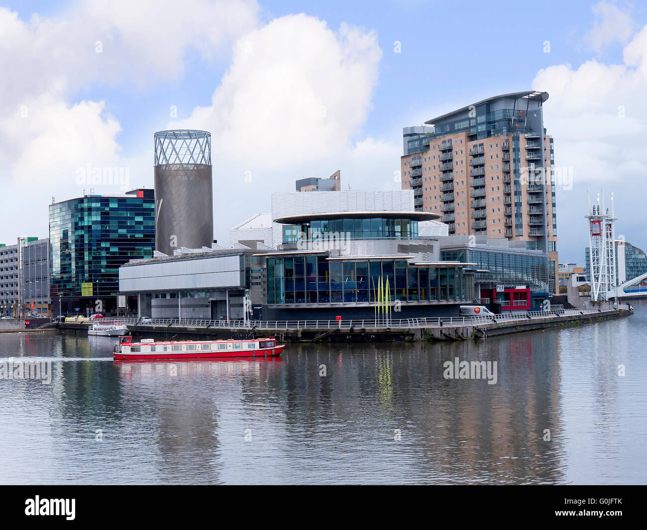 The Salford Quays was once Manchester's Docklands but now it hosts ...