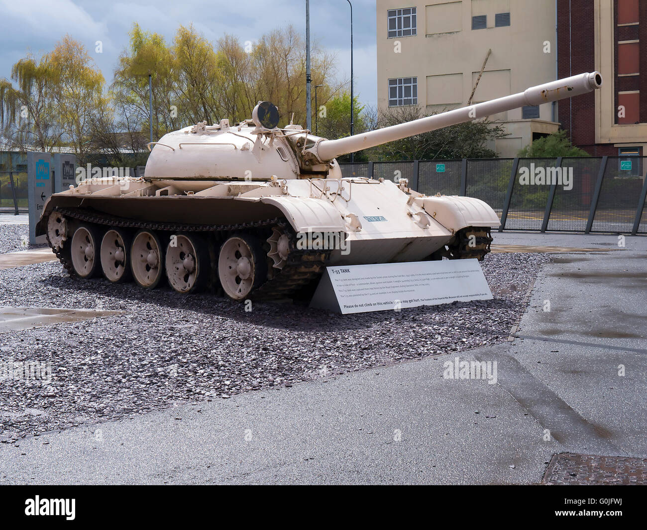 T55 Soviet Union designed Tank captured in the Iraq War now at the ...