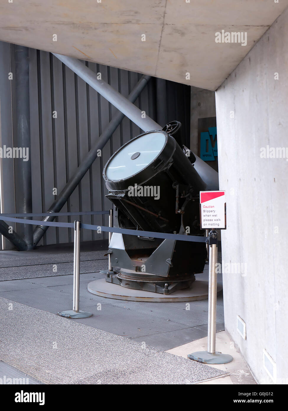 Searchlight from the Manchester Blitz at the Imperial War Museum North ...