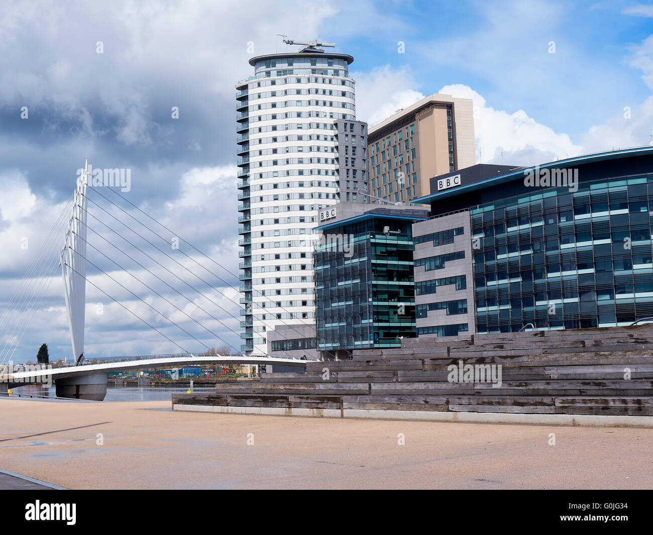 The Salford Quays was once Manchester's Docklands but now it hosts ...