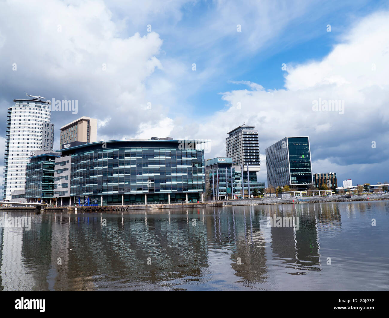 The Salford Quays was once Manchester's Docklands but now it hosts ...
