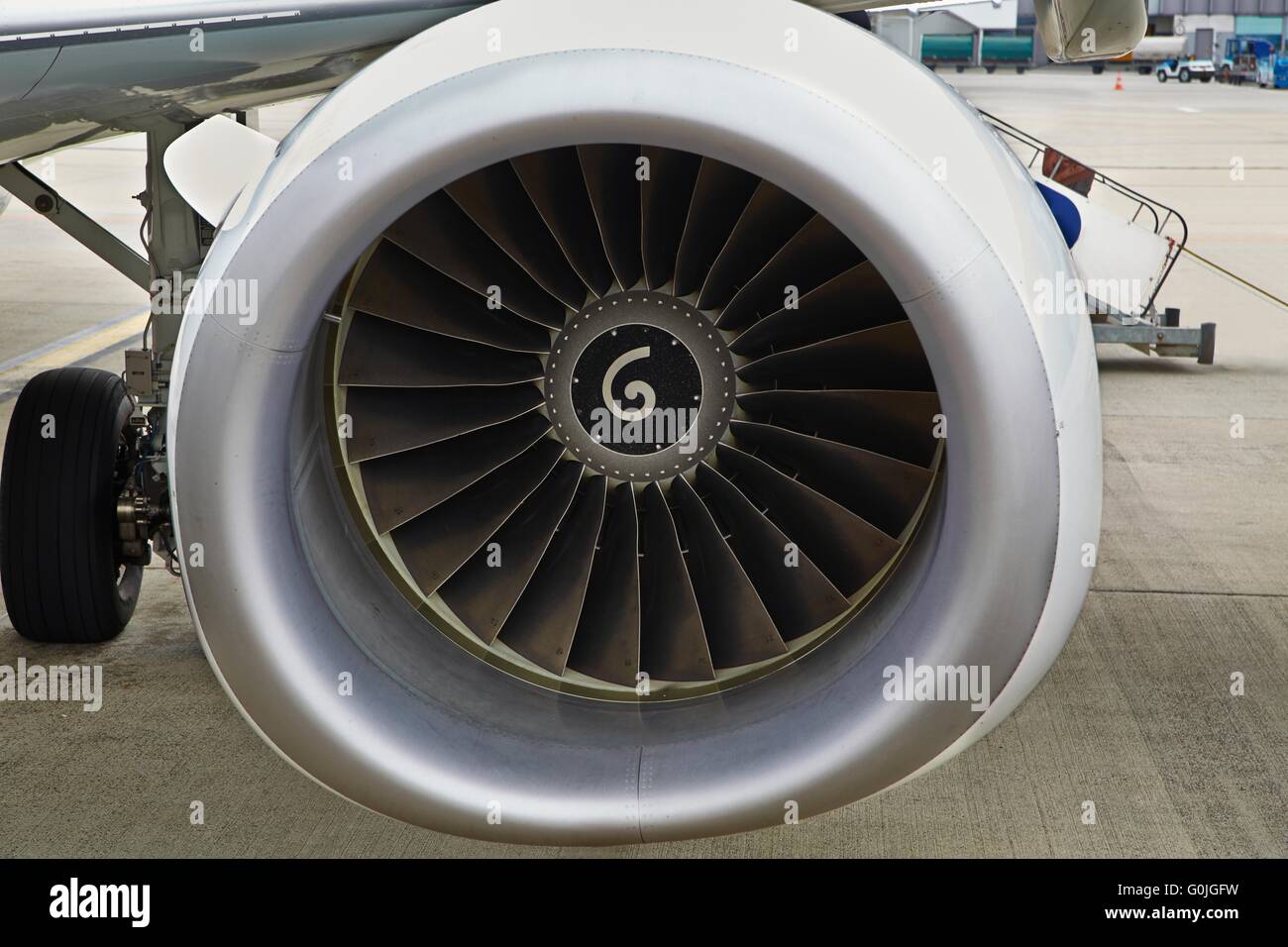Jet turbine Closeup Stock Photo - Alamy
