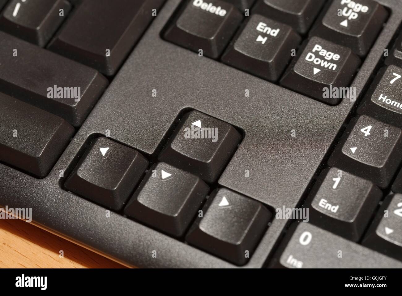 Black Keyboard Detail Stock Photo - Alamy