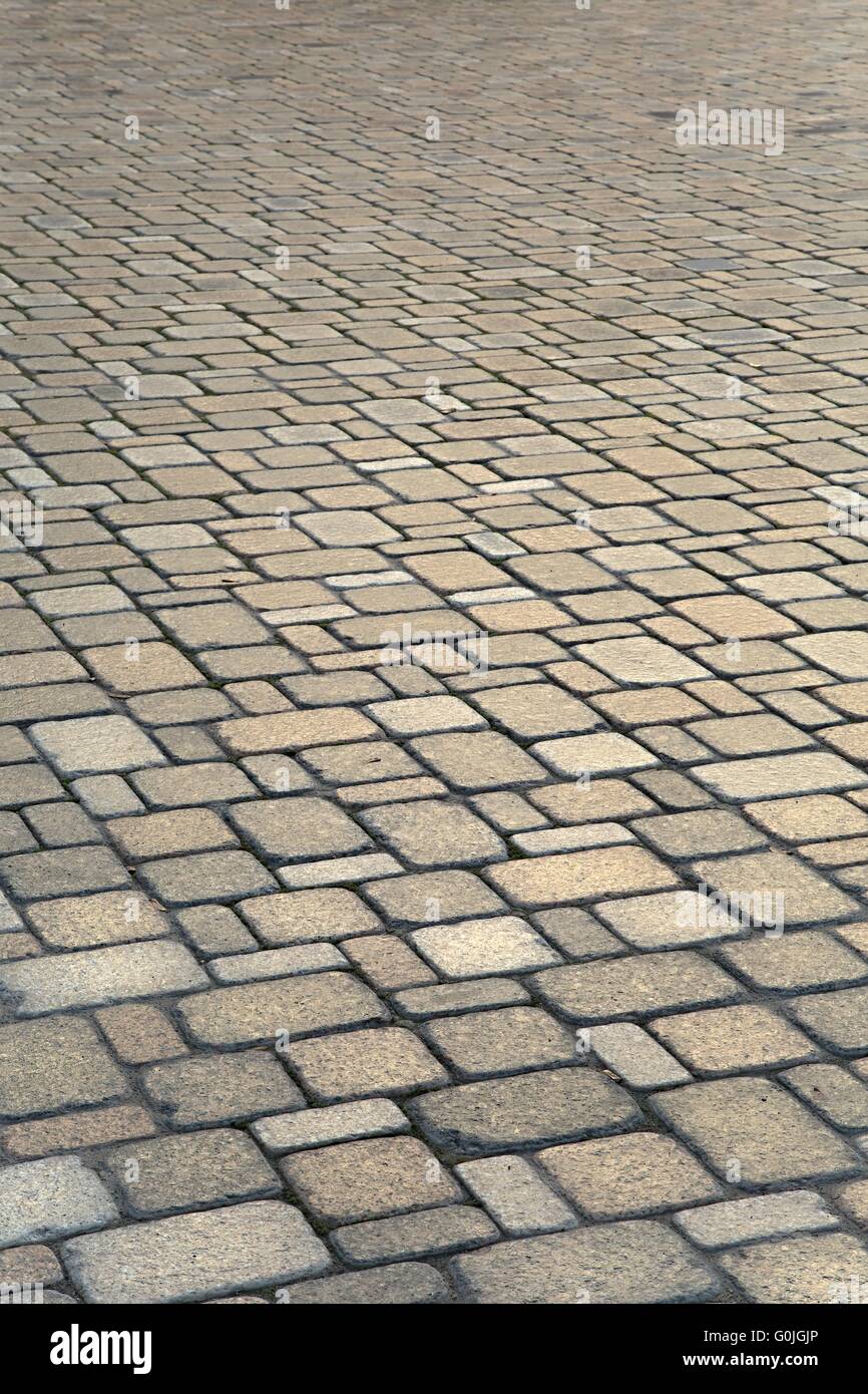 Stone Pavement Pattern Stock Photo - Alamy