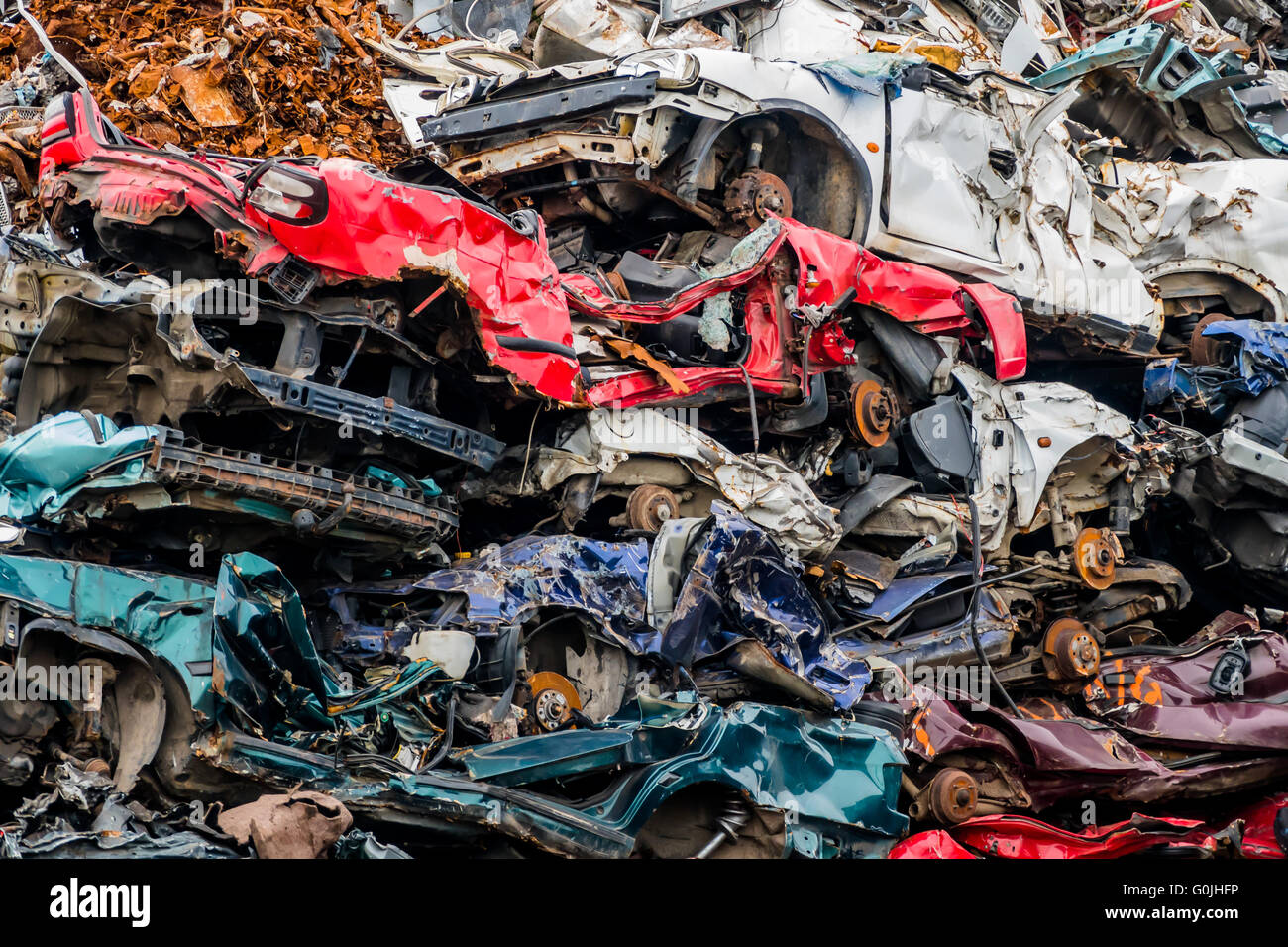 cars were scrapped Stock Photo - Alamy