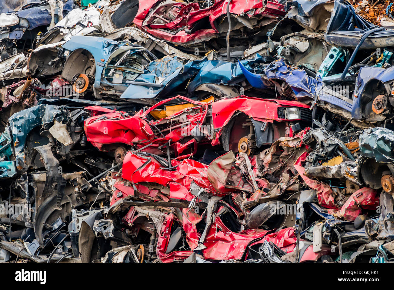 cars were scrapped Stock Photo - Alamy