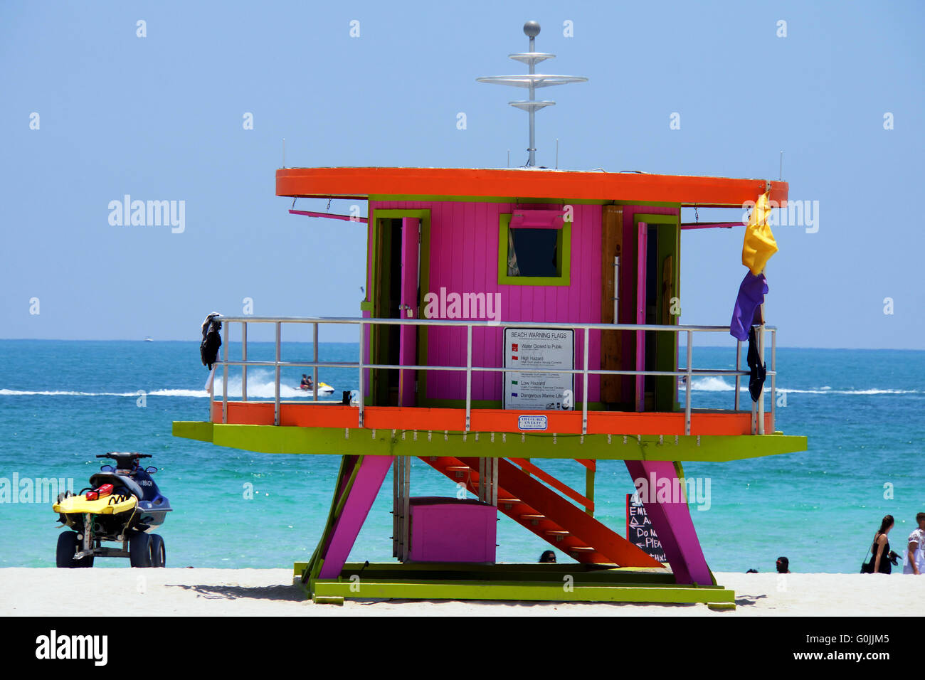 Bay watch in South Beach Stock Photo - Alamy