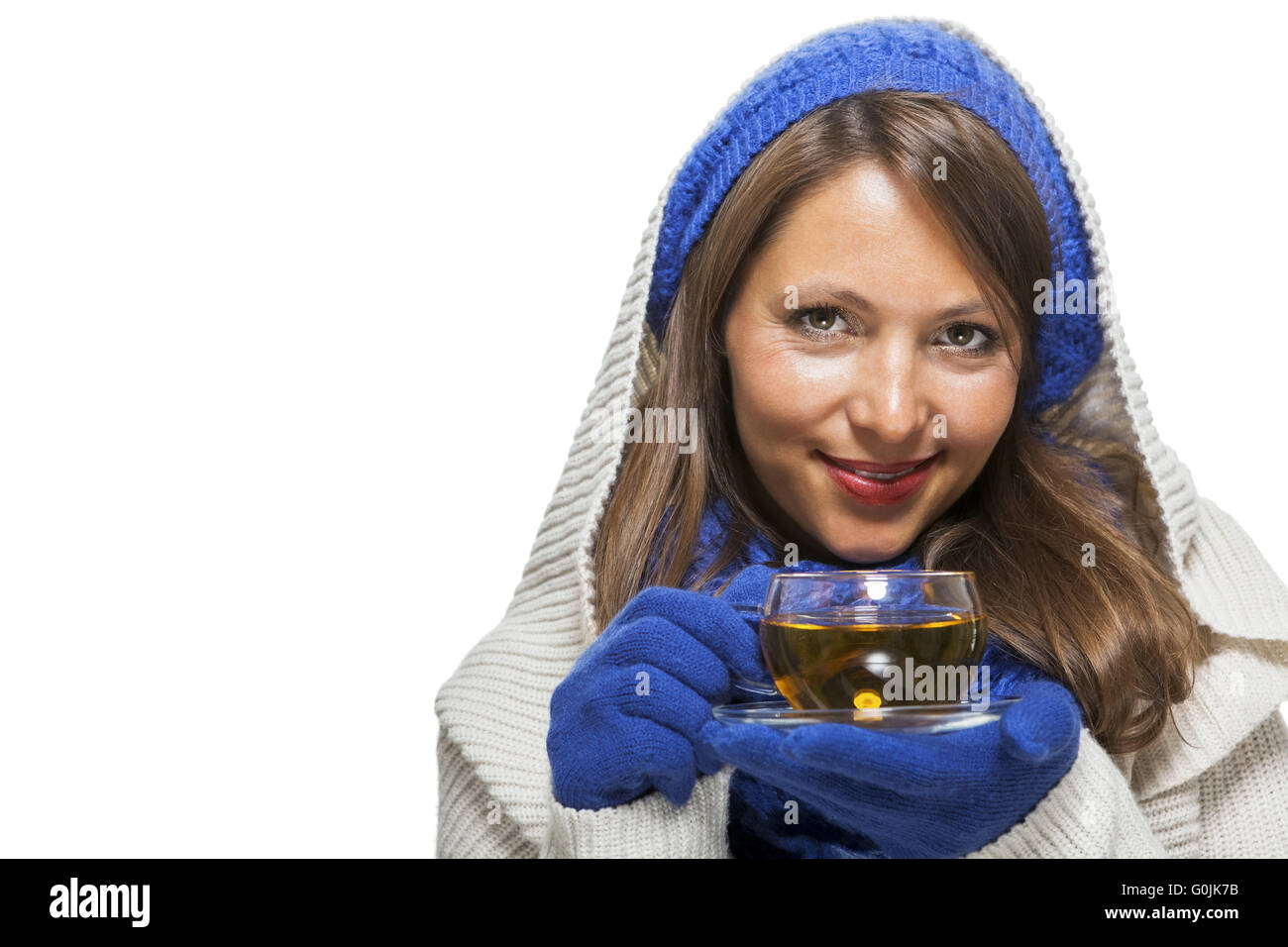 Woman sipping tea hi-res stock photography and images - Alamy