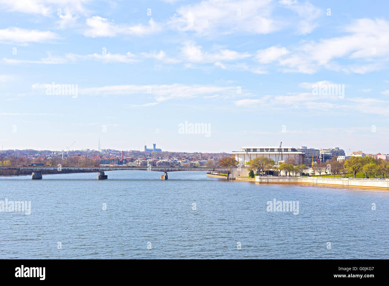 Panoramic view over Potomac river in Washington DC Stock Photo - Alamy