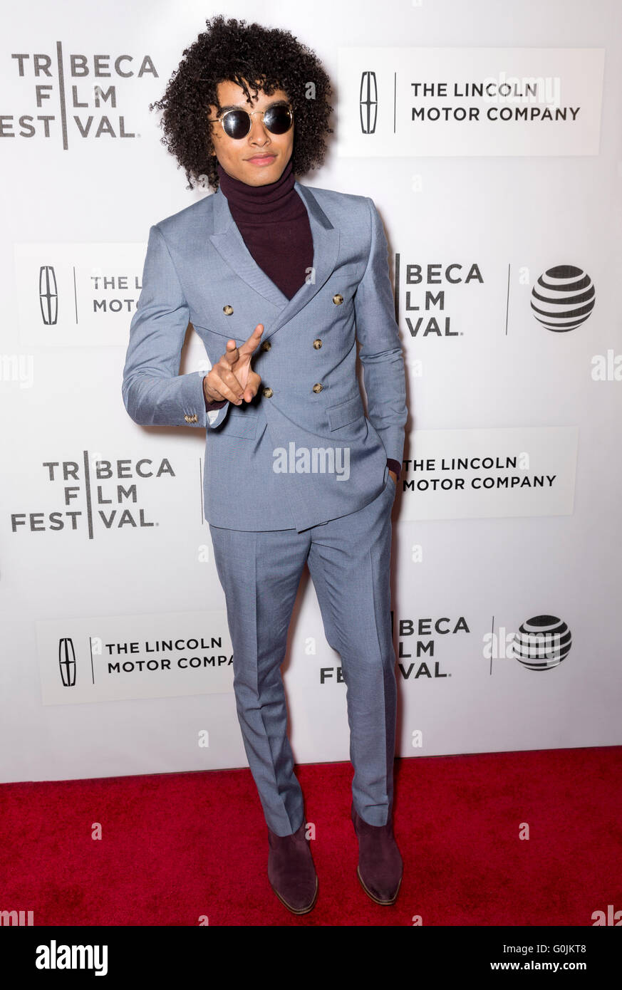 New York City, USA - April 15, 2016: Odiseas Georgiadis attends the ...