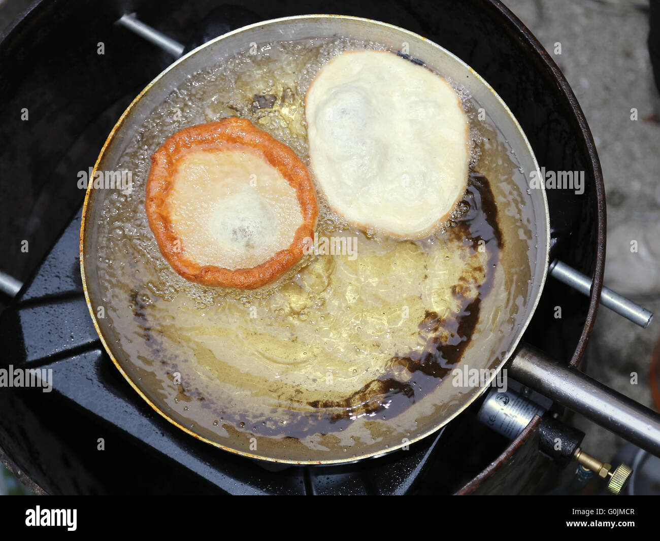 Two fries frying in hi-res stock photography and images - Alamy