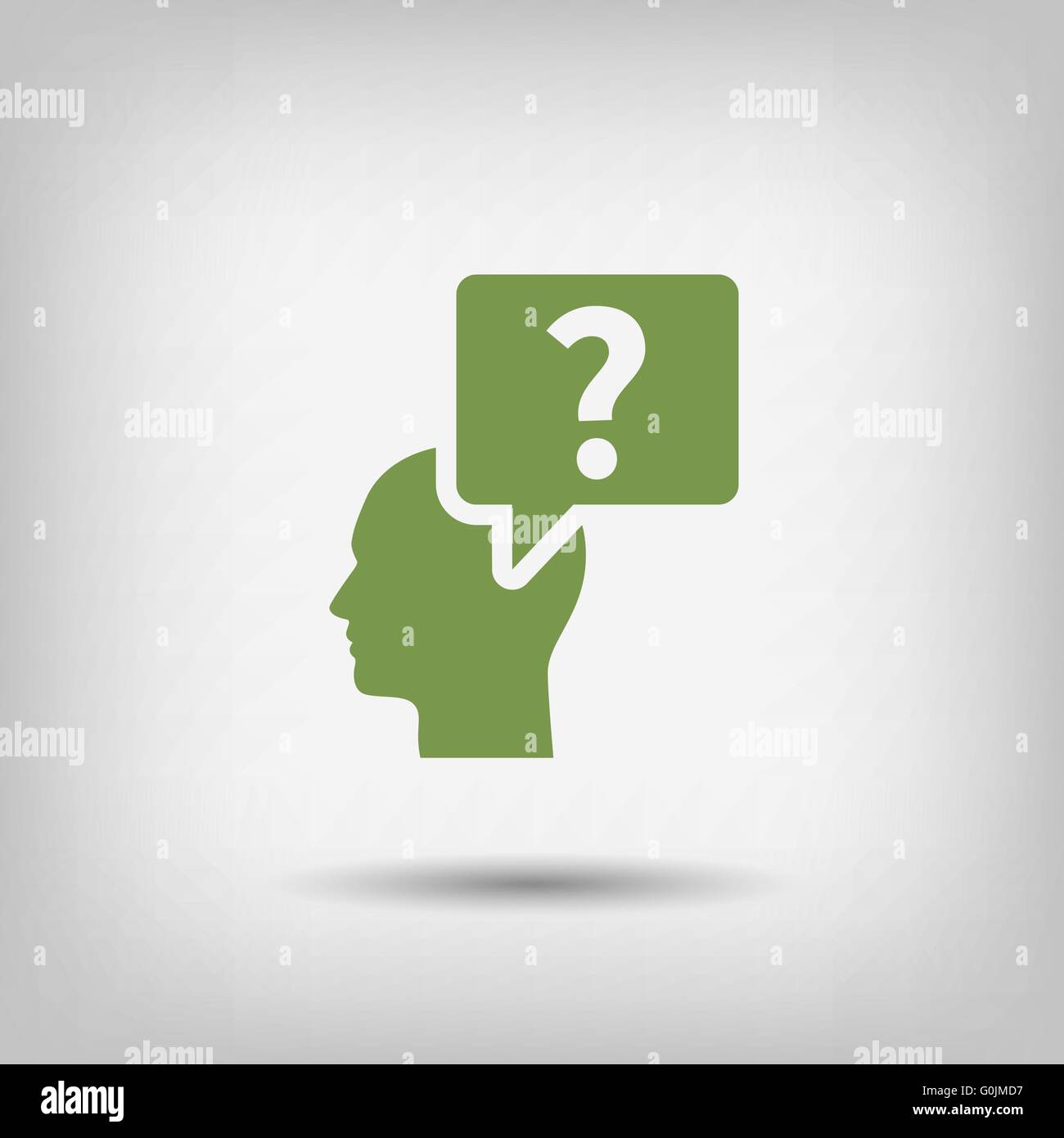 question mark and man icon Stock Vector Image & Art - Alamy